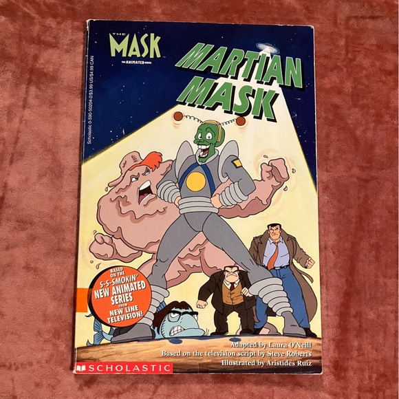 Scholastic | Art | Vintage The Mask Animated Series Book Martian Mask ...